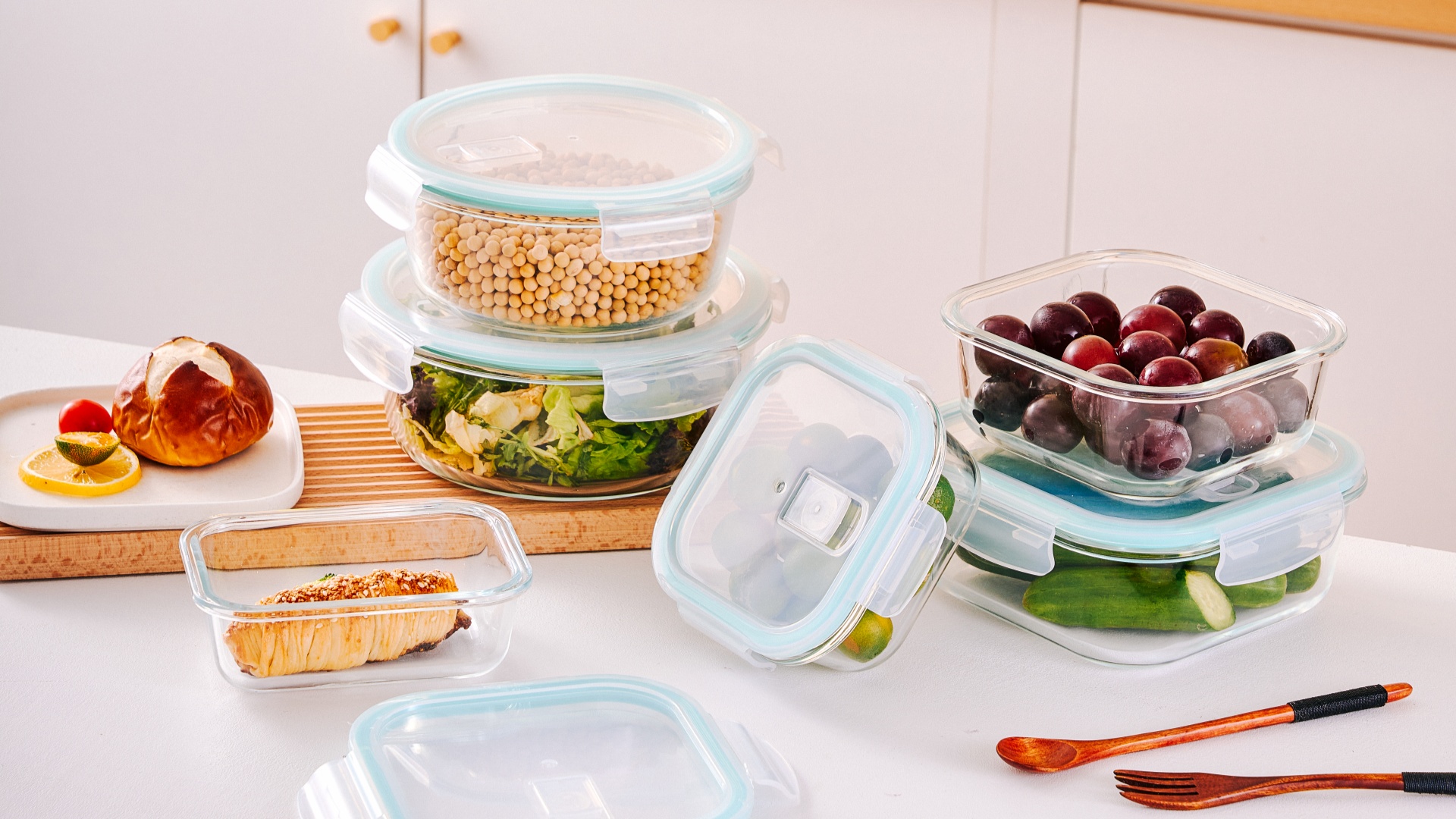 Classic Glass Food Container - Classic Series - Glass Food Container ...