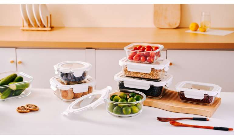 Glass Lid Container - Classic Series - Glass Food Container_Glass ...