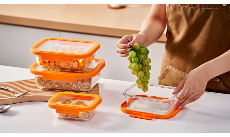 Glass Lid Container - Classic Series - Glass Food Container_Glass ...