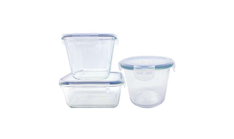 Deep Glass Containers - Deeper Lunch Storage - Glass Food Container ...