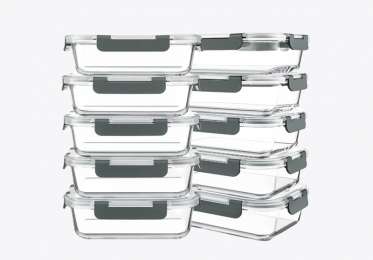Glass Containers for Fresh Storage | Various Models & Lids - Glass Food ...